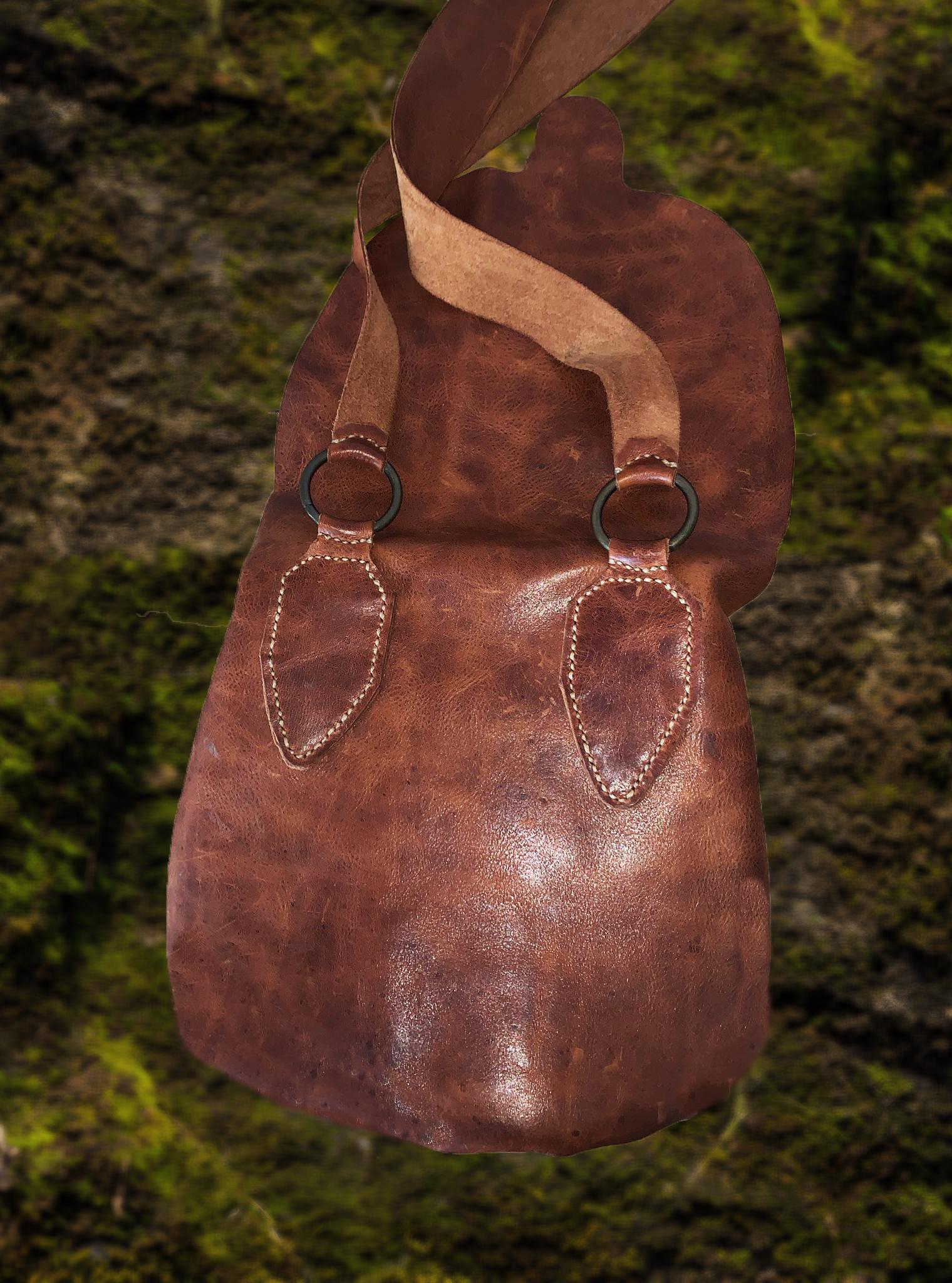 Handmade Leather Shooting Pouch | Frontier Reenactment Bag - Etsy