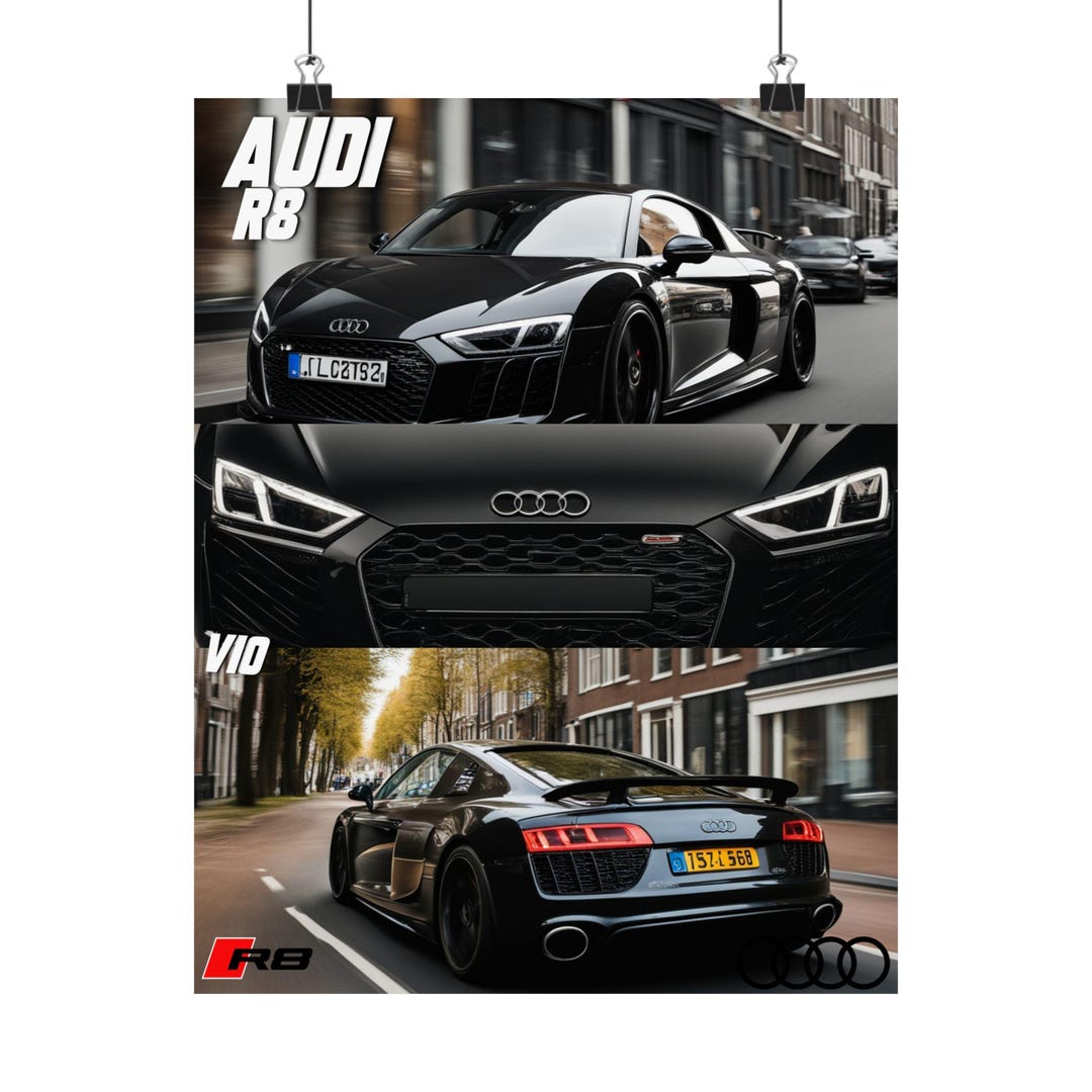 Audi R8 Poster - Etsy