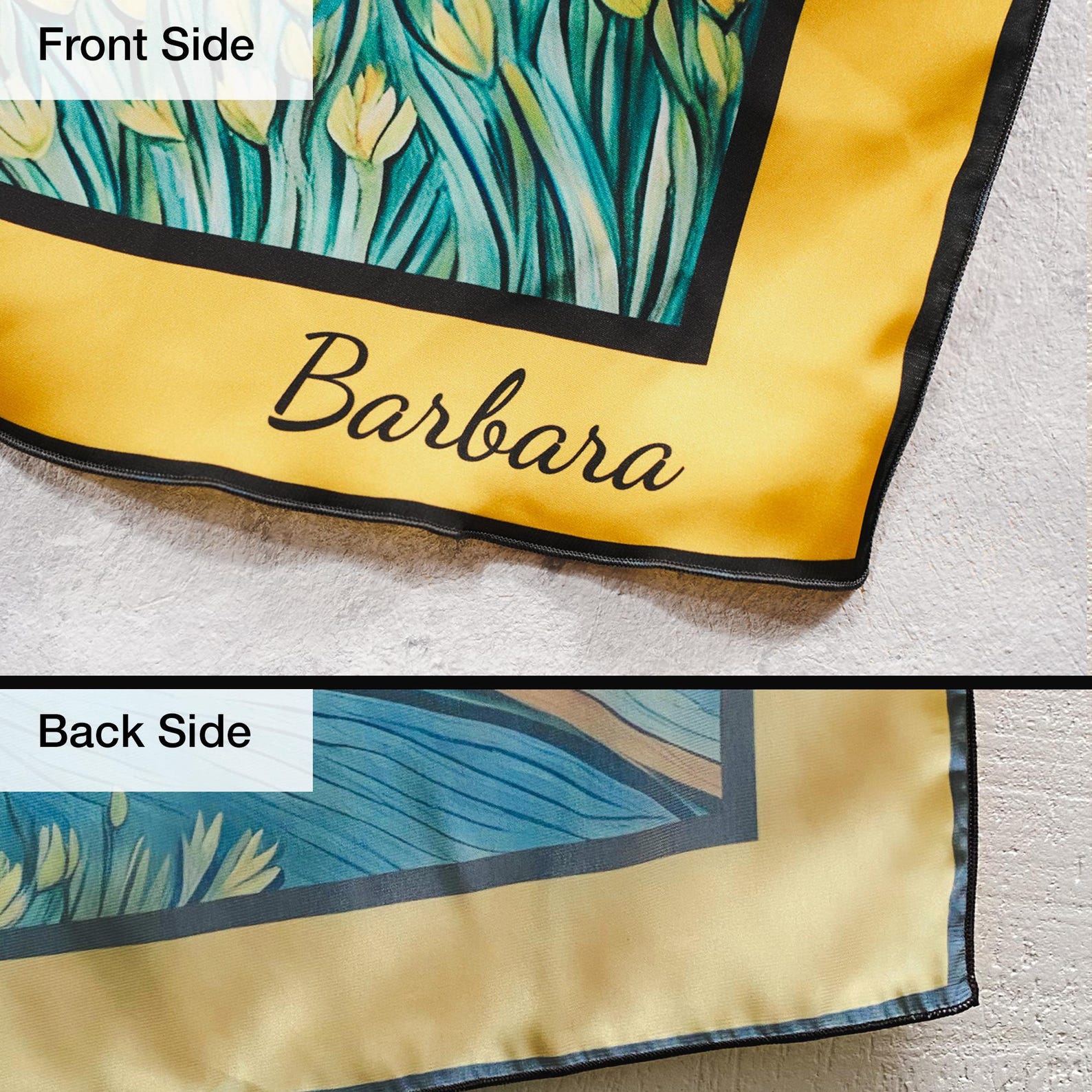Personalized Satin Scarf, Unique Lightweight Scarves, Matching Gifts ...