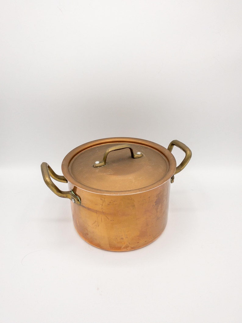 Vintage Centuria Baumlin French Copper Pot | Small Copper Pot With Lid ...