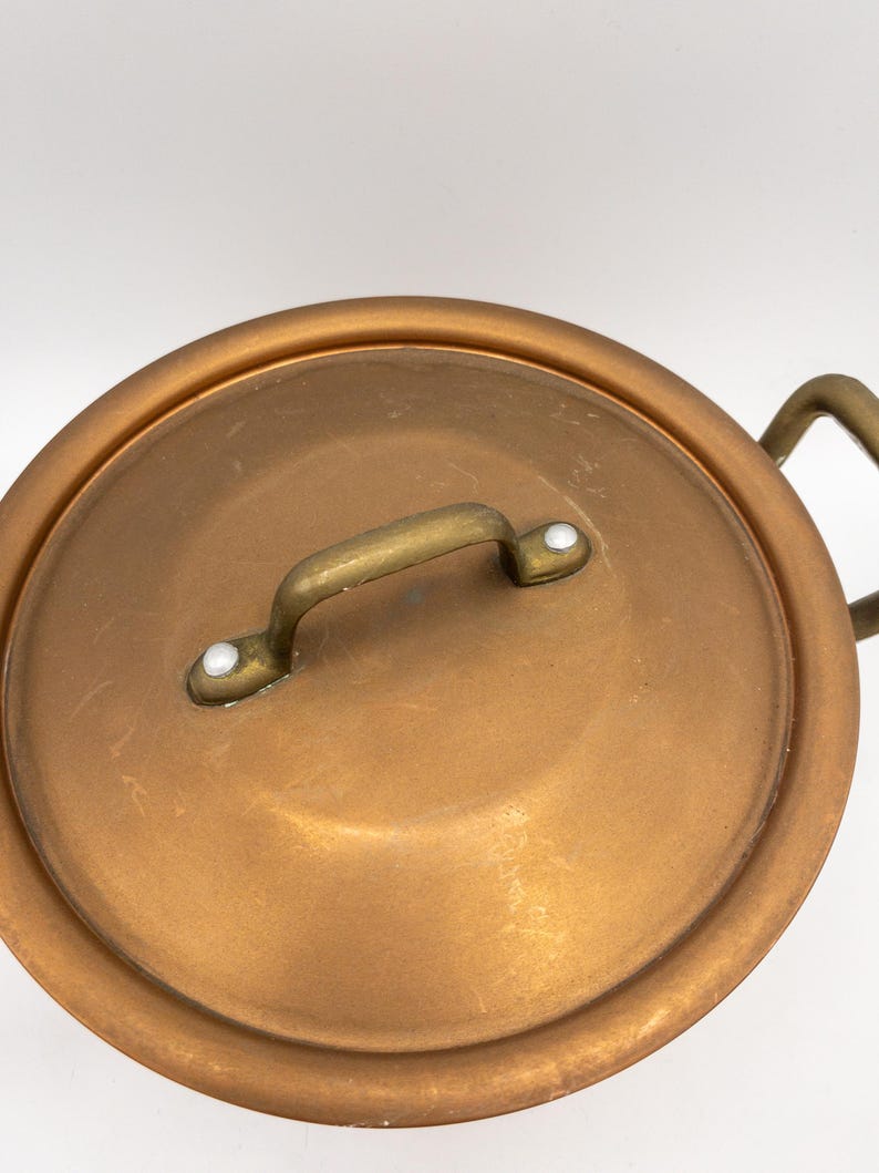 Vintage Centuria Baumlin French Copper Pot | Small Copper Pot With Lid ...