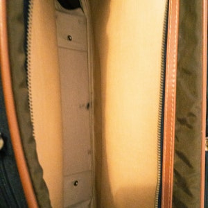 Vintage 1970s Lark Luggage Carry on Soft Side Suitcase |olive Green ...