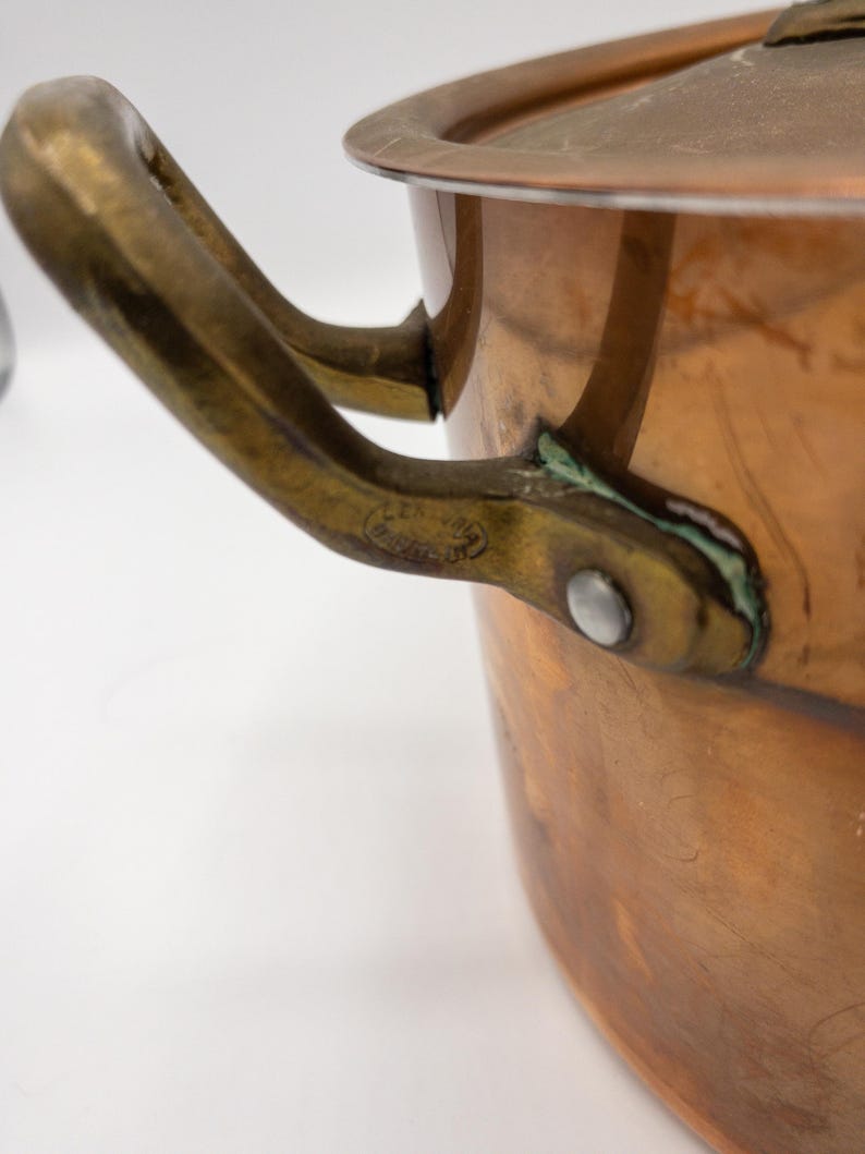 Vintage Centuria Baumlin French Copper Pot | Small Copper Pot With Lid ...