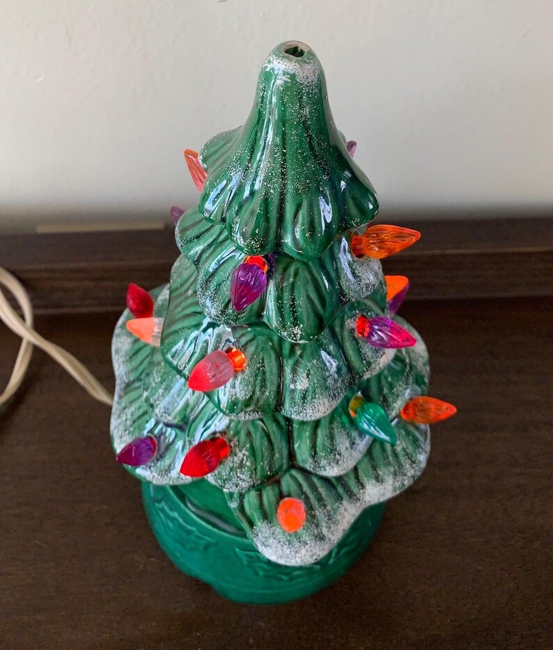 Vintage Lighted Christmas Tree Marcia Trim N Glo Ceramic - Etsy