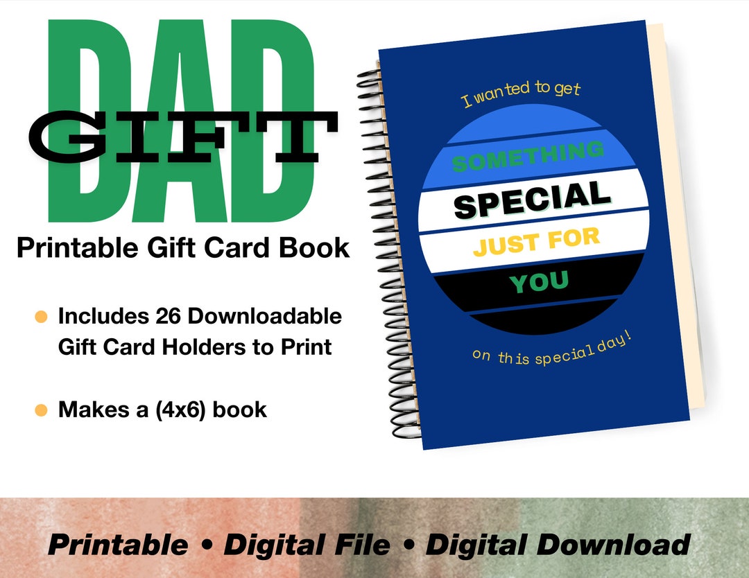 Dad Gift, Father's Day Gift, Father's Day Gift Card Holder, Father's ...