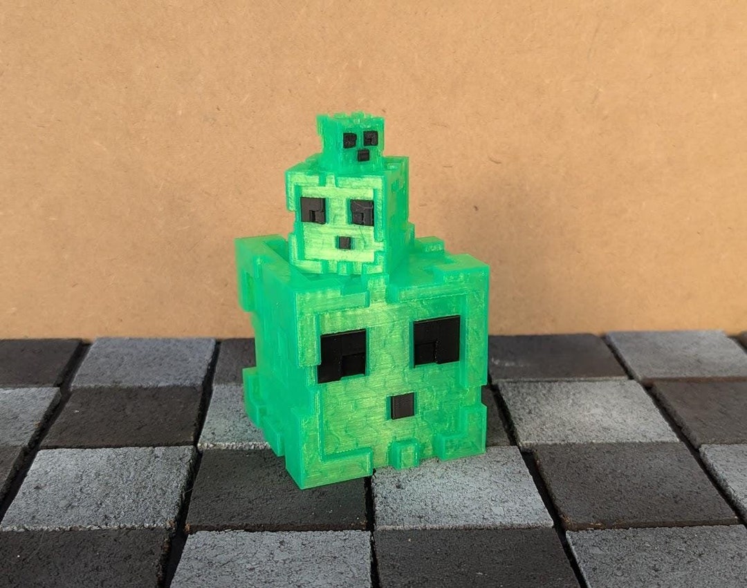 Minecraft-style Semi-transparent Nesting Slime Matryoshka Doll 3D ...