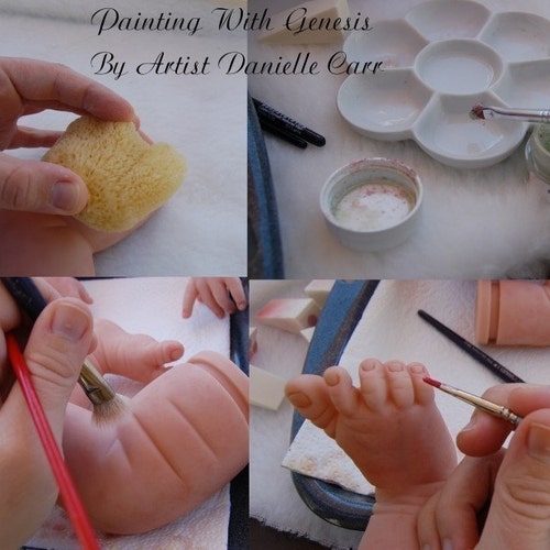 Reborning Reborn Baby Doll Painting With Genesis Paints - Etsy