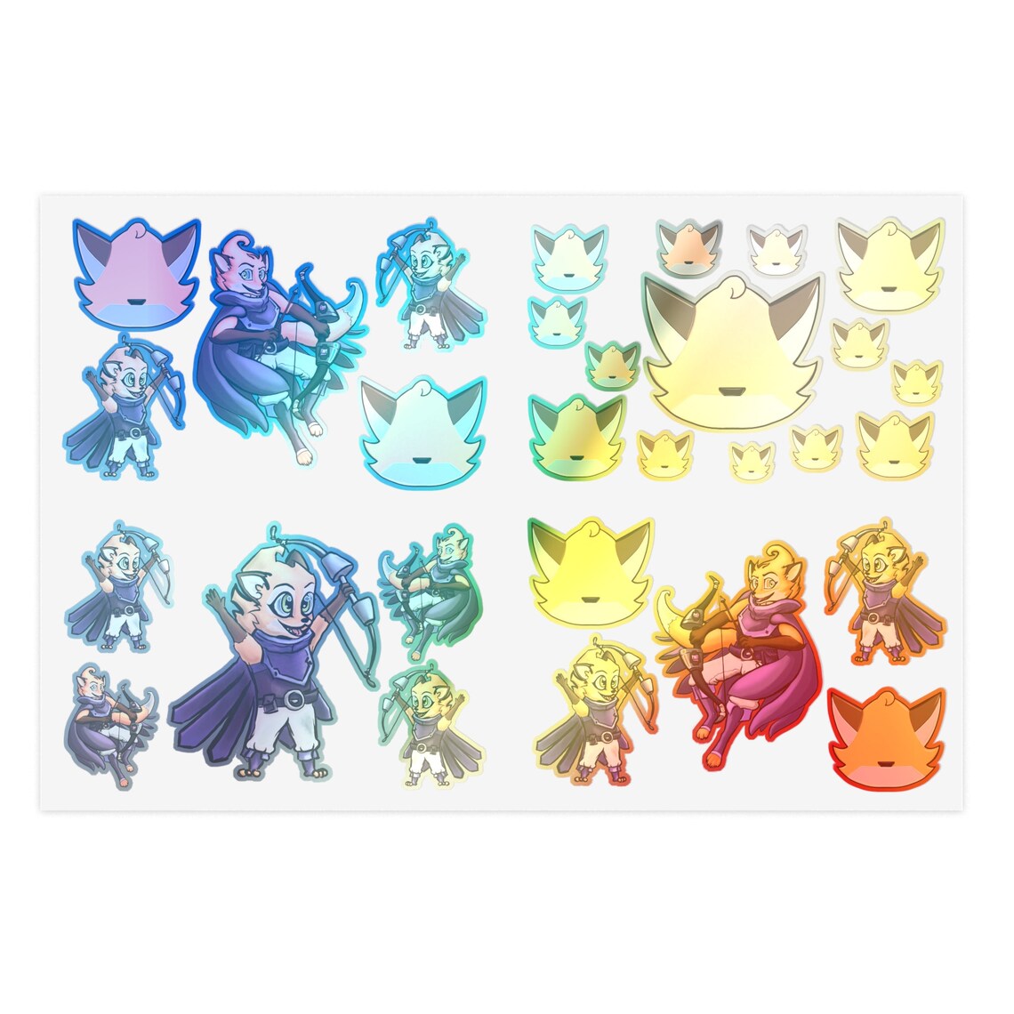 Rivals of Aether 2 Fleet Sticker Sheets - Gaming Stickers, Video Game ...