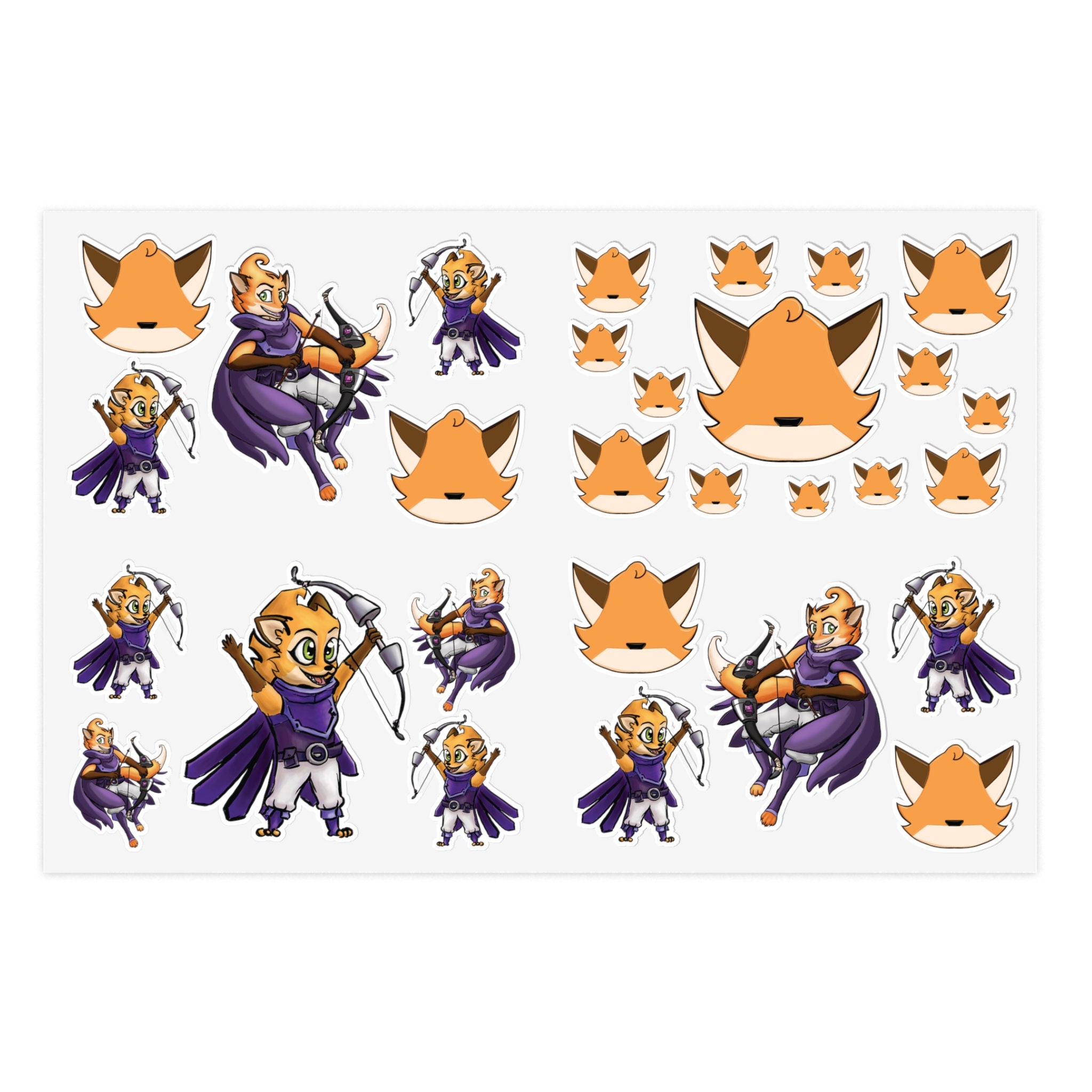 Rivals of Aether 2 Fleet Sticker Sheets: Gaming Decals - Etsy