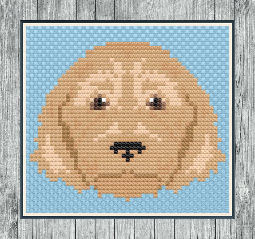 Goldendoodle Cross Stitch Pattern PDF, Digital File Only - Etsy