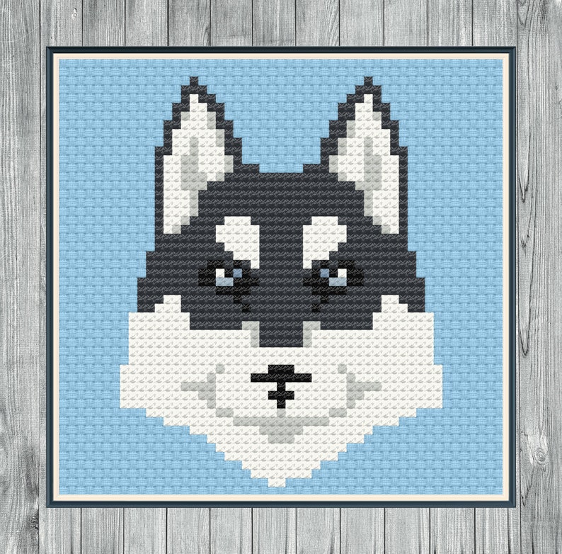 Siberian Husky Cross Stitch Pattern PDF, Digital File Only - Etsy