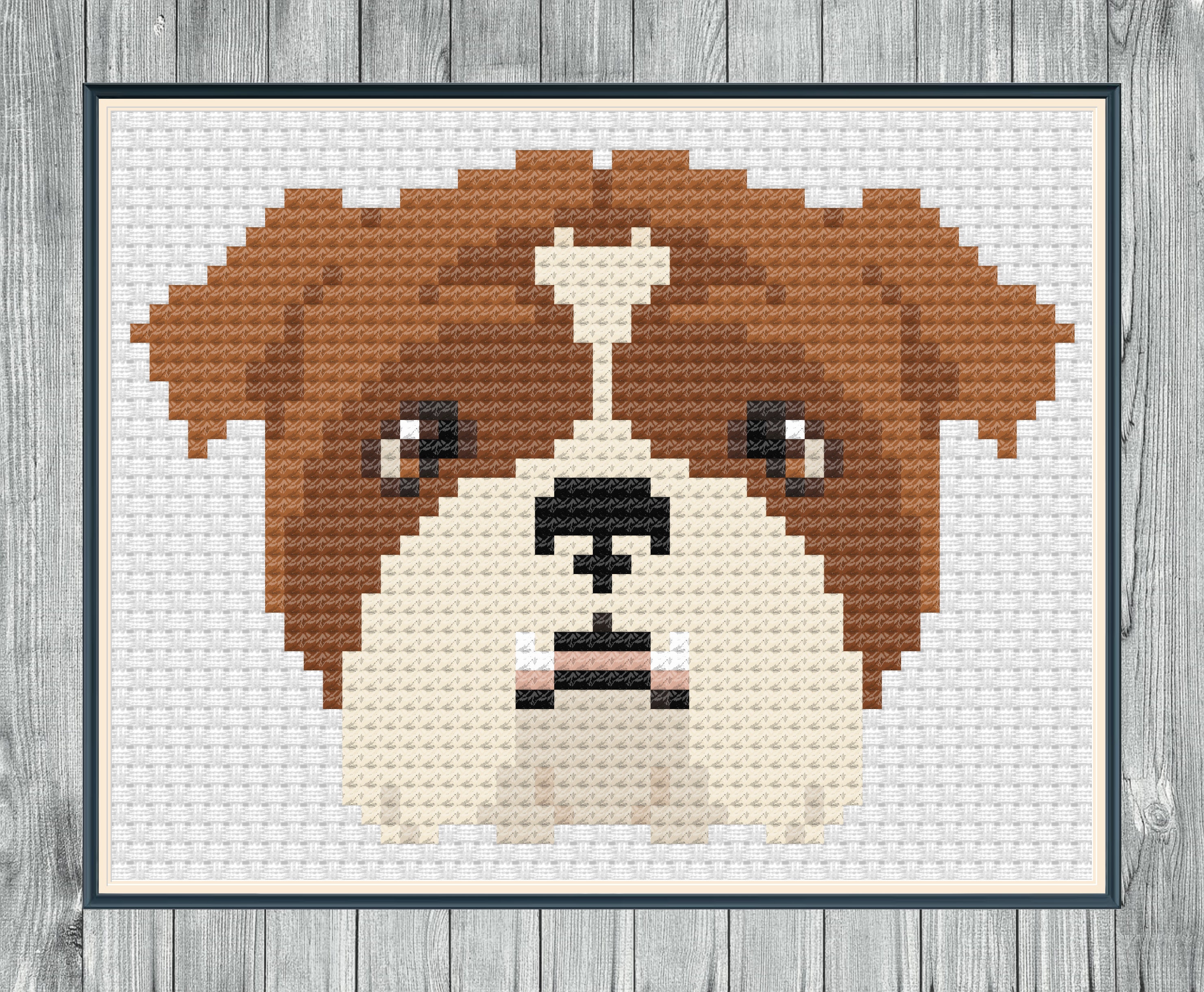 English Bulldog Cross Stitch Pattern PDF, Digital File Only - Etsy