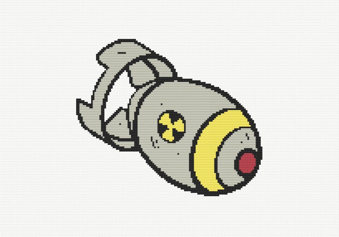 Fallout Nuke - Cross Stitch Pattern | Instant Downloadable PDF - Etsy
