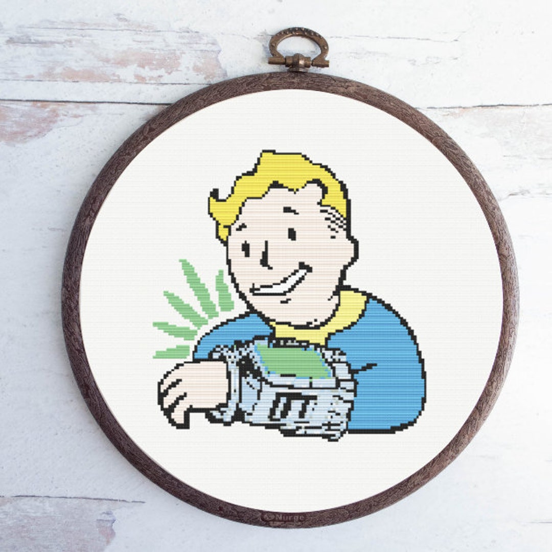 Fallout Pip-boy Pipboy Cross Stitch Pattern PDF Instant Download - Etsy