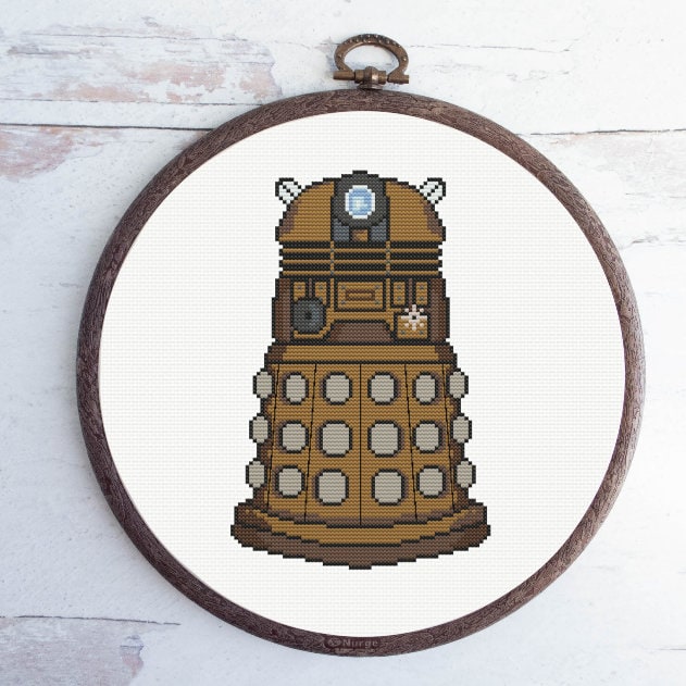 Dalek Caan - Doctor Who - Cross Stitch Pattern | Instant Downloadable ...