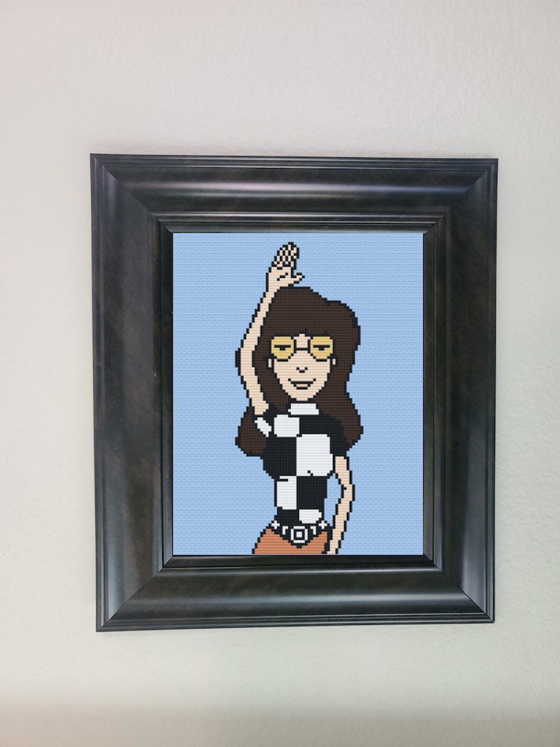 Daria - '60s Mod Dancer Daria - Cross Stitch Pattern | Instant ...