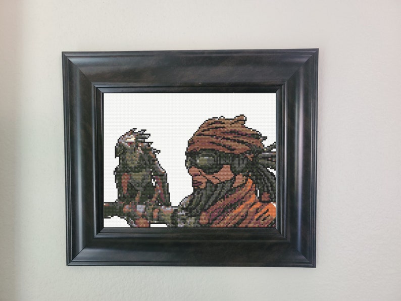 Borderlands Mordecai Cross Stitch Pattern Instant Downloadable PDF - Etsy