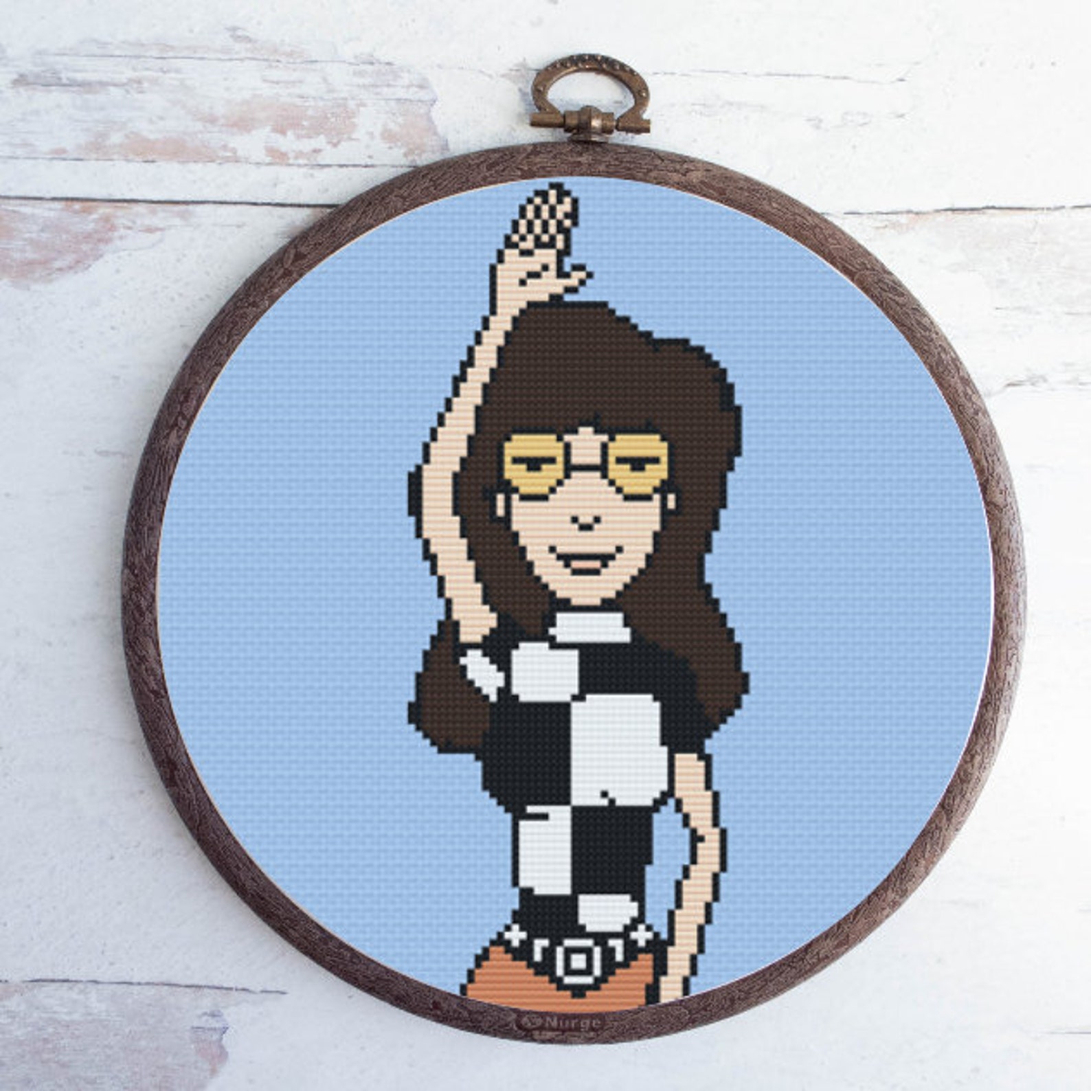 Daria - '60s Mod Dancer Daria - Cross Stitch Pattern | Instant ...