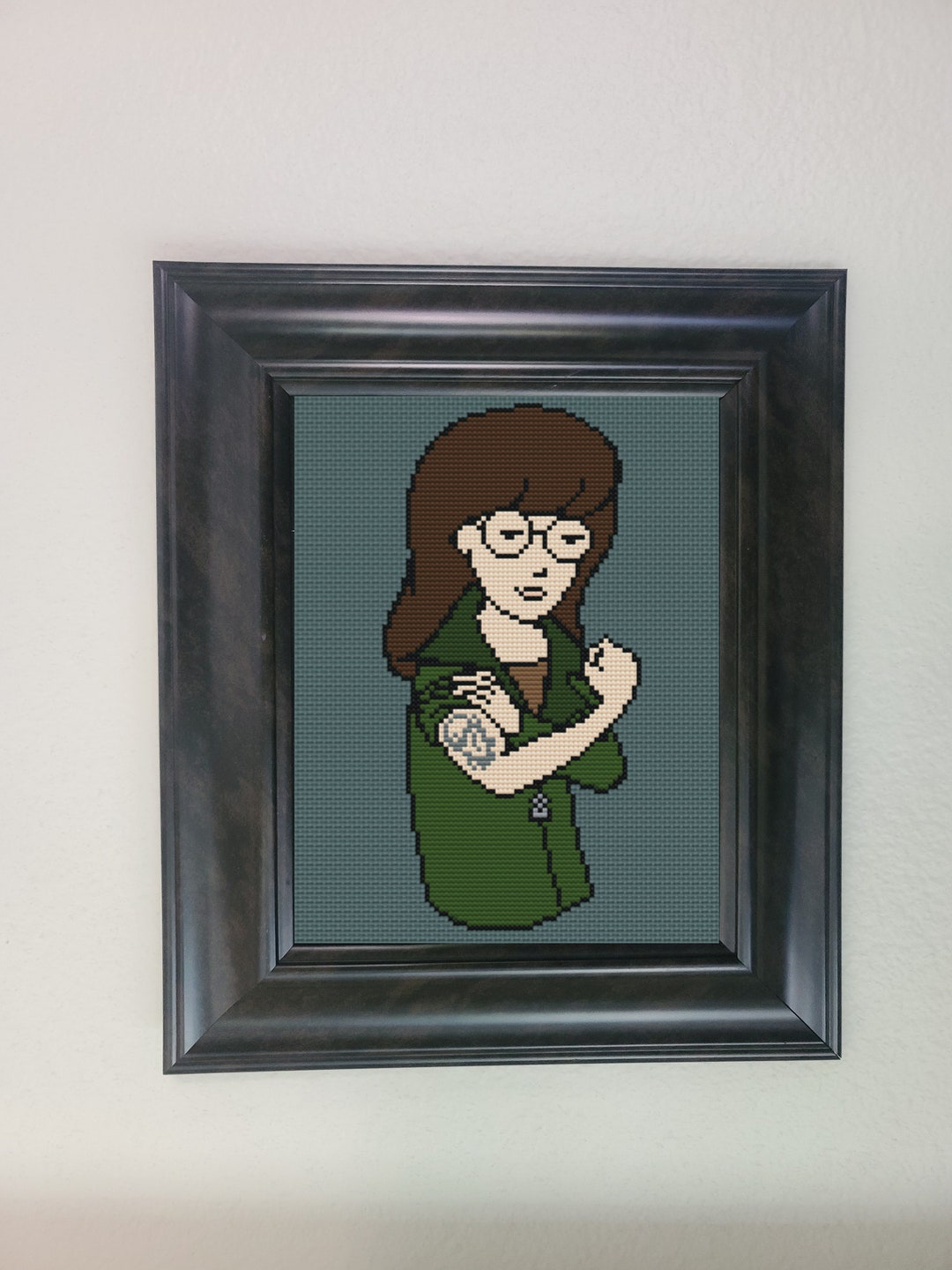 Daria Alter Ego Daria With Tom Tattoo Cross Stitch Pattern Instant ...