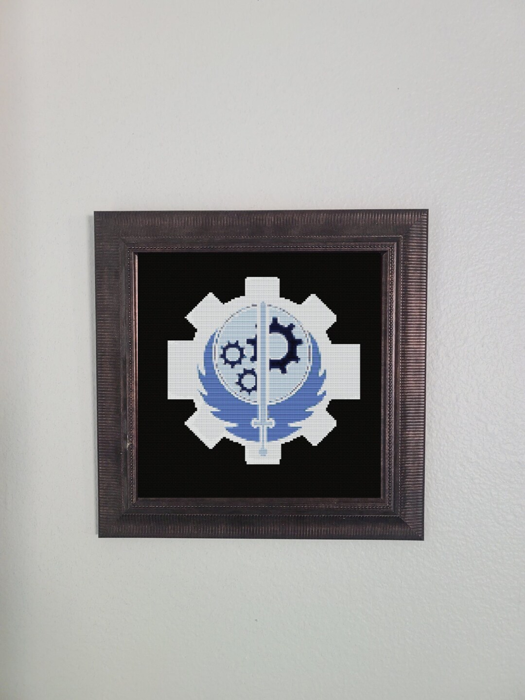 Fallout Brotherhood Insignia Cross Stitch Pattern Instant Downloadable ...