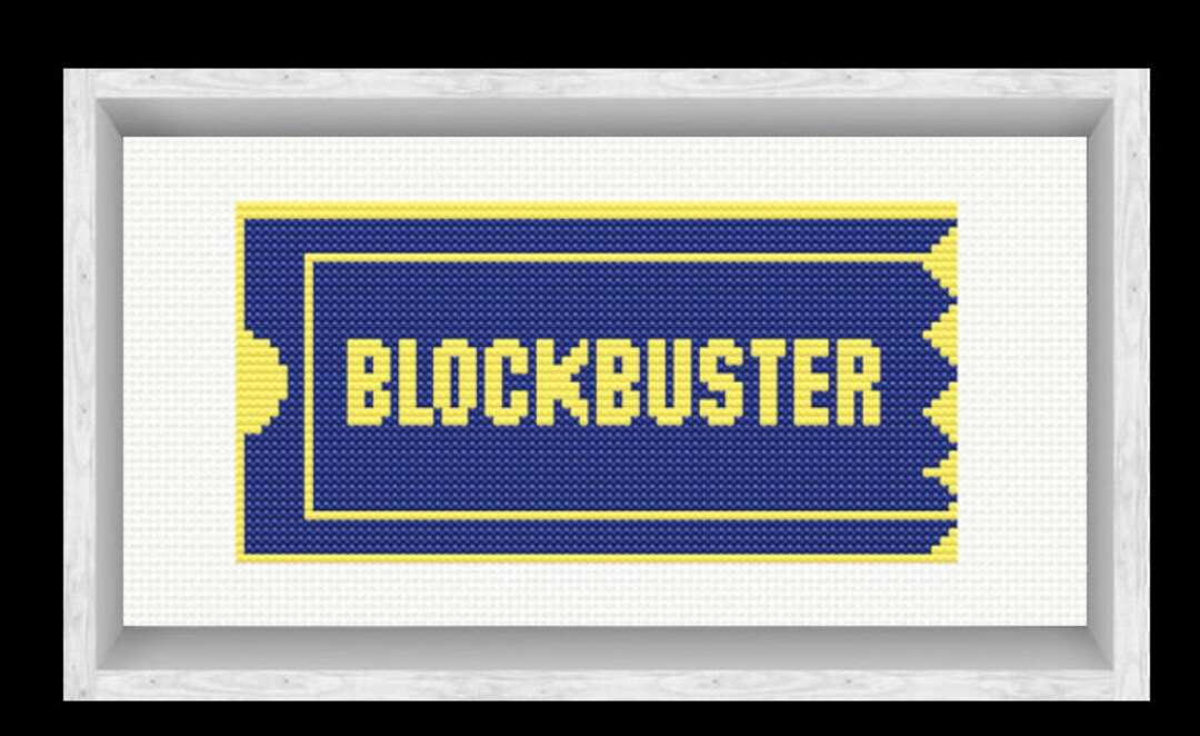 Blockbuster Video Cross Stitch Pattern Instant Downloadable PDF - Etsy