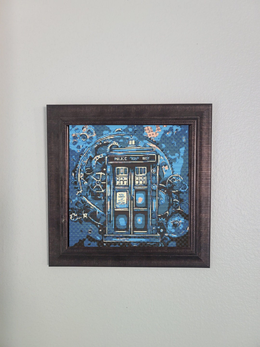 TARDIS Doctor Who Cross Stitch Pattern Instant Downloadable PDF - Etsy