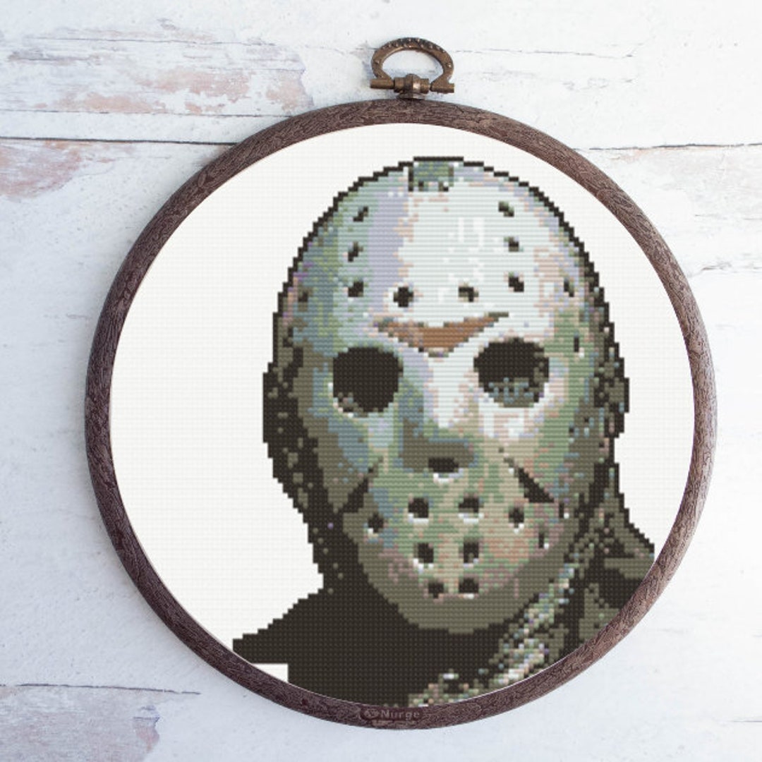 Jason Voorhees - Cross Stitch Pattern | Instant Downloadable PDF - Etsy