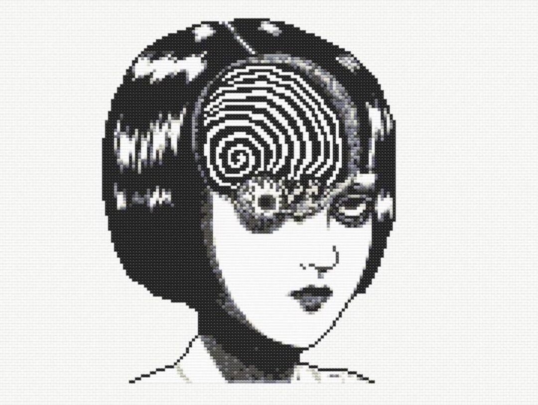 Uzumaki - Spiral - Cross Stitch Pattern | Instant Downloadable PDF - Etsy