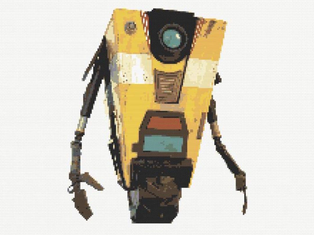 Claptrap - Borderlands - Cross Stitch Pattern | Instant Downloadable ...