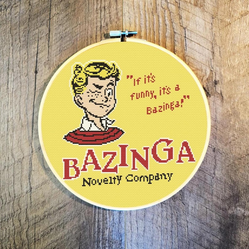 Bazinga! - Cross Stitch Pattern | Instant Downloadable PDF - Etsy