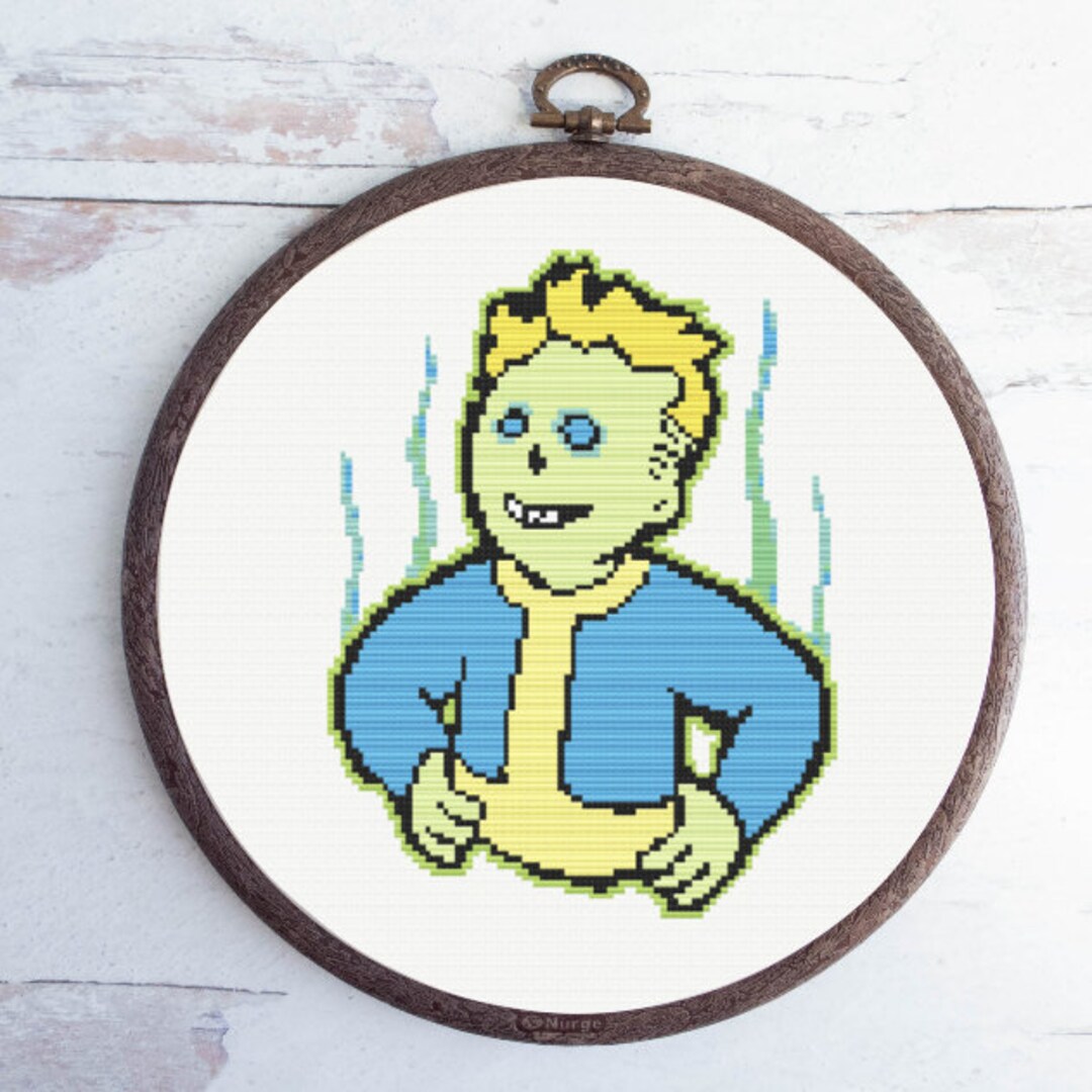 Fallout Radiated Cross Stitch Pattern PDF Instant Download - Etsy