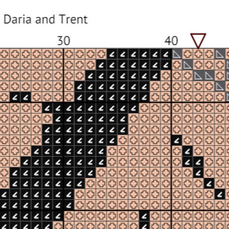 Daria and Trent Cross Stitch Pattern Instant Downloadable PDF - Etsy