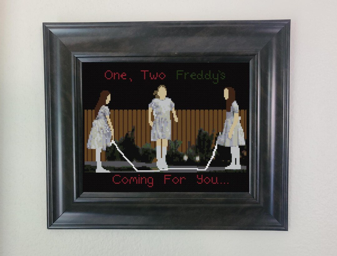 One Two Freddy's Coming for You Cross Stitch Pattern Instant ...