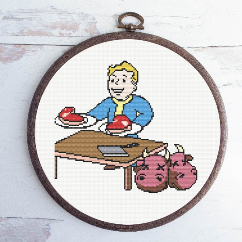 Fallout Super Duper Cross Stitch Pattern Instant Downloadable PDF - Etsy
