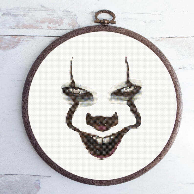 IT Pennywise Cross Stitch Pattern Instant Downloadable PDF - Etsy