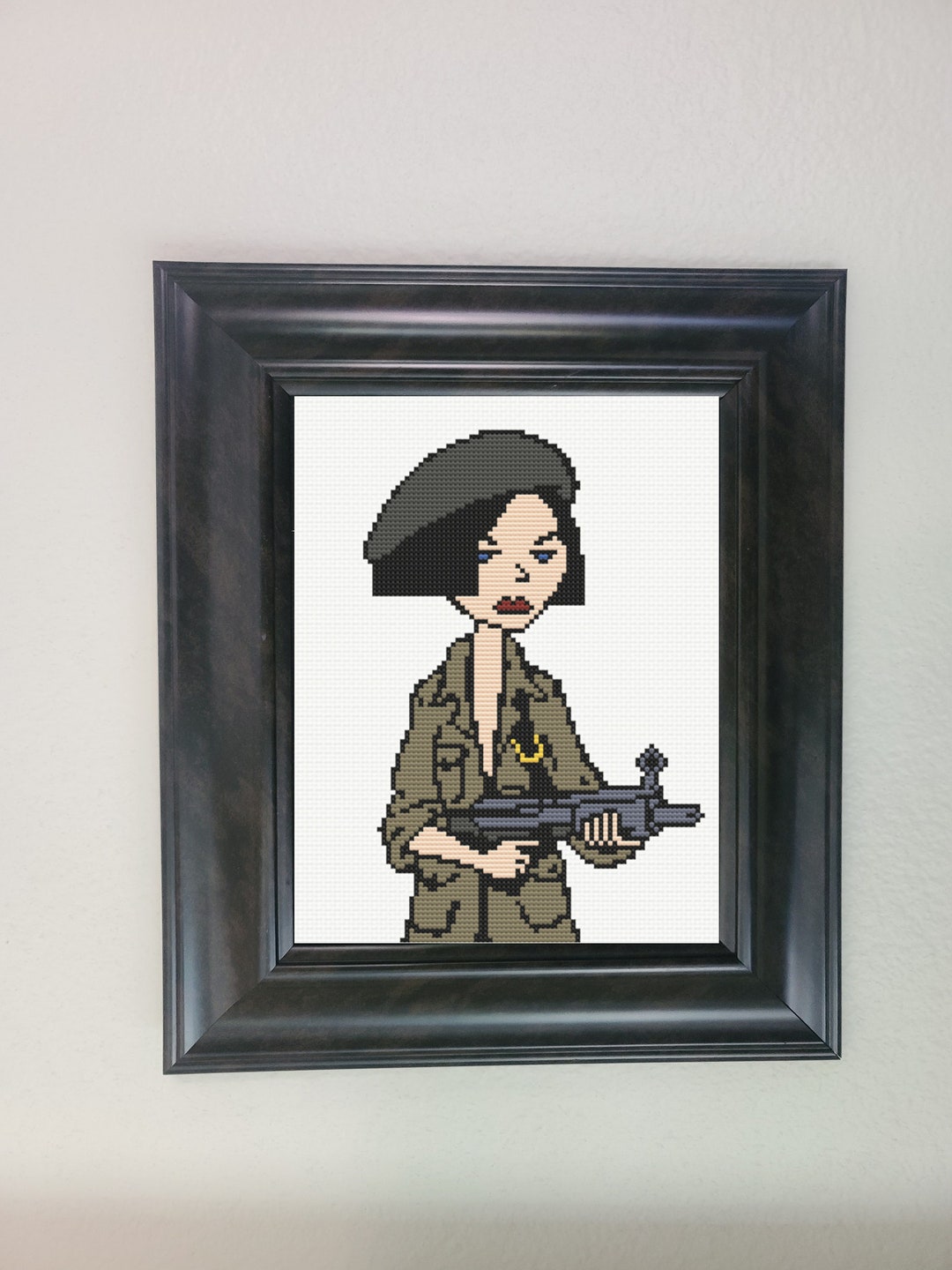 Daria Alter Ego Commando Jane Cross Stitch Pattern Instant Downloadable ...