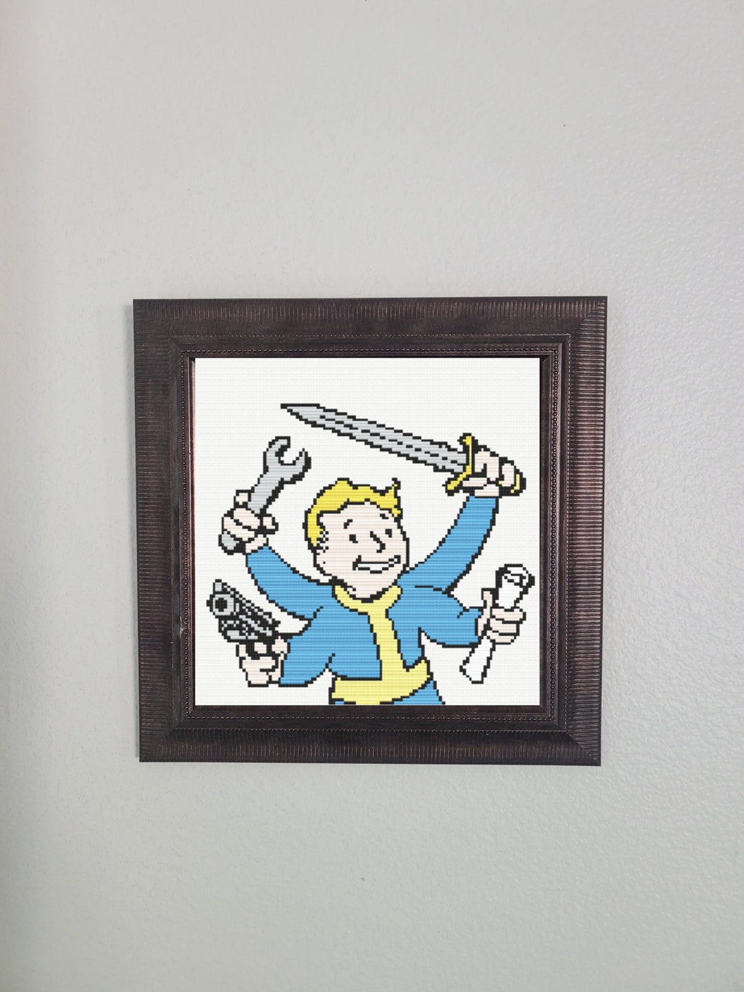 Fallout Start Screen Selection Cross Stitch Pattern PDF Instant ...