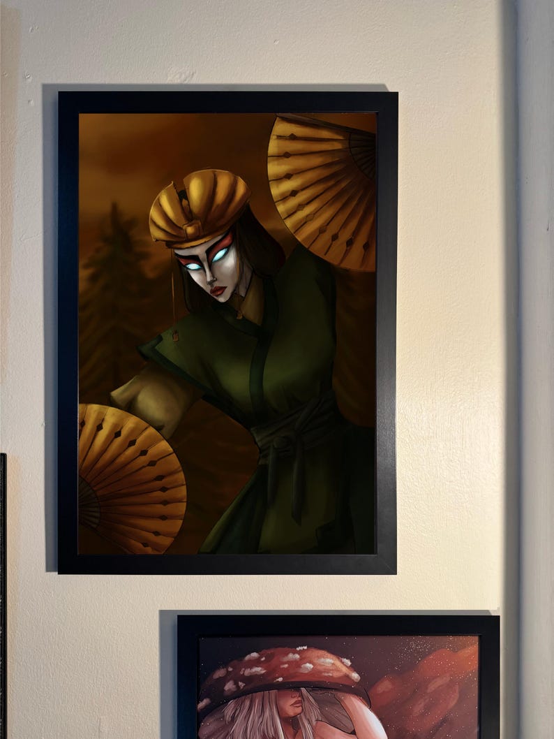 Avatar Kyoshi - Avatar: the Last Airbender Illustration Art Print - Etsy