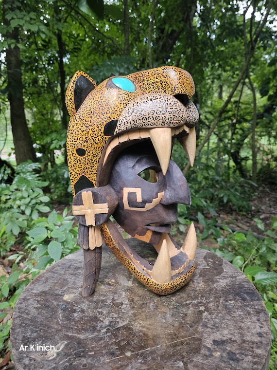 Mayan Jaguar Warrior Mask