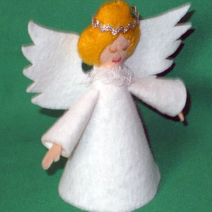 4 Inch Felt Angel Tree Topper for Small Christmas Trees - Etsy