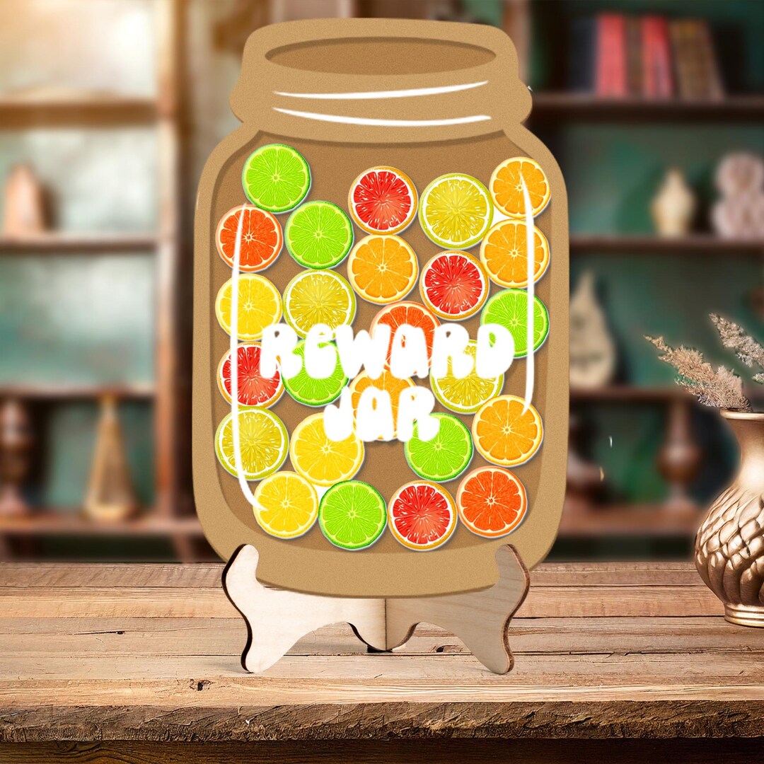 Custom Fruit Tokens Reward Jar: Classroom Behavior Management - Etsy