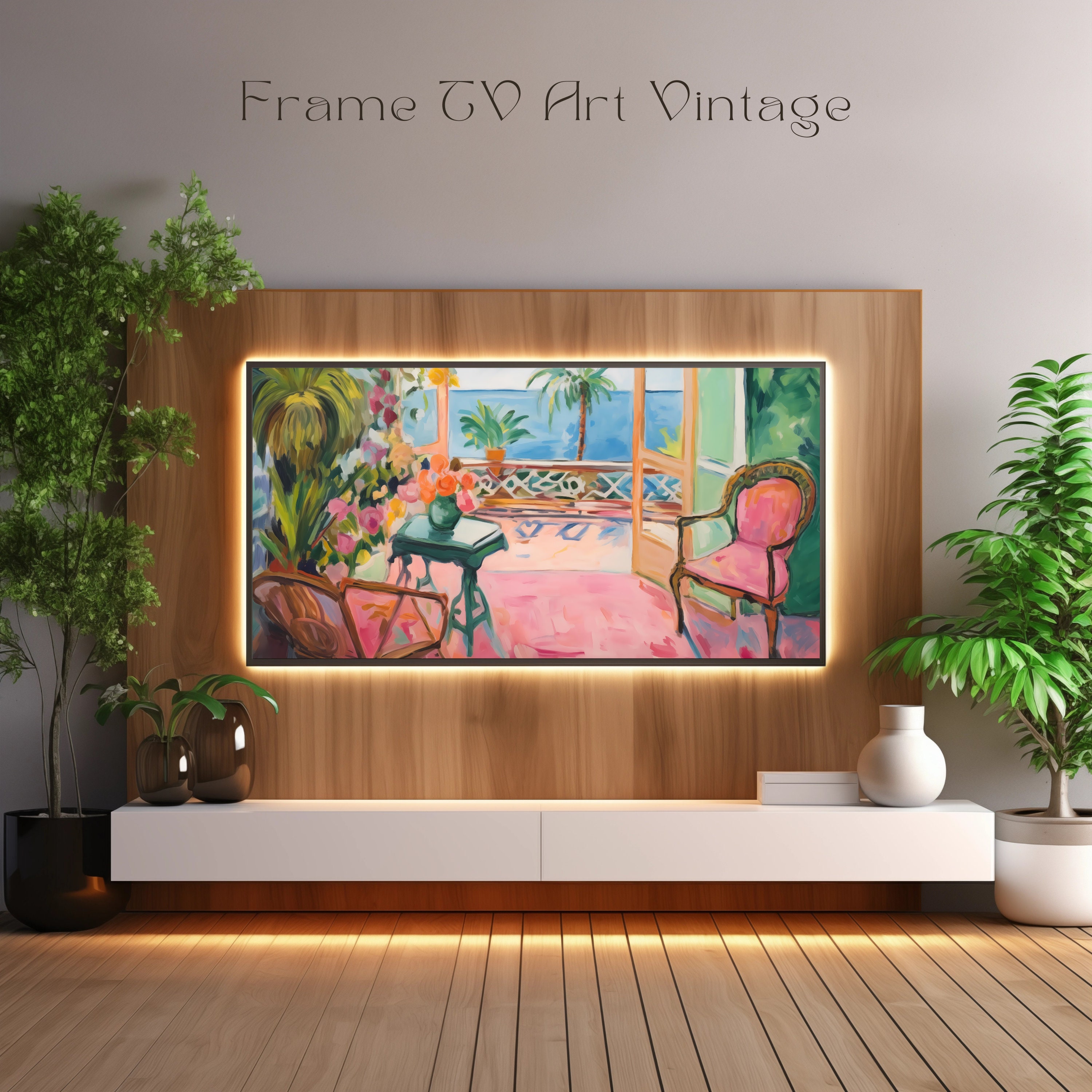 Matisse Open Window, Frame TV Art Vintage, Vintage Painting, Digital ...