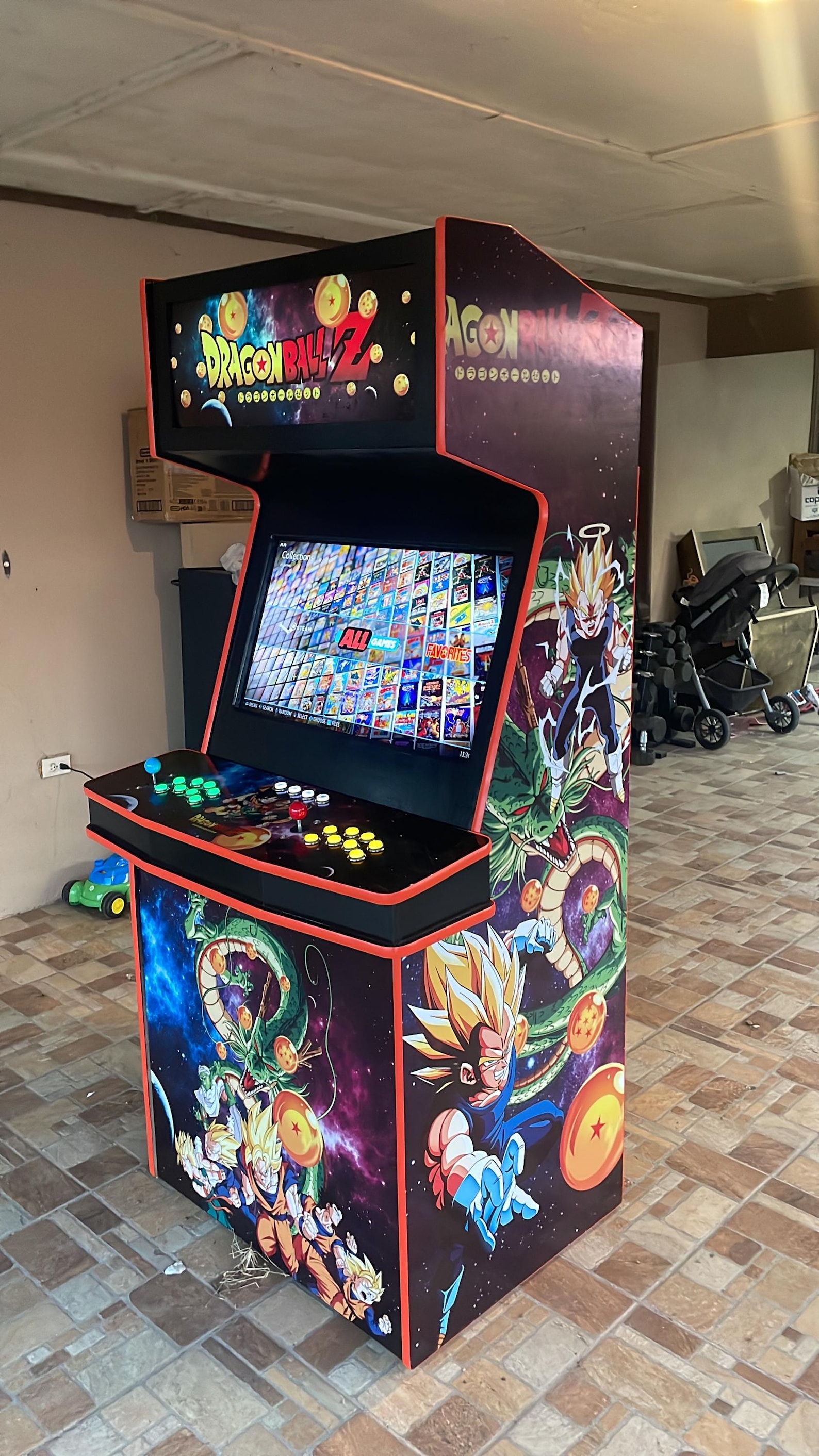 Full Size Arcade Machine Multicade Arcade Cabinet, 2 Palyer, 13,000 ...