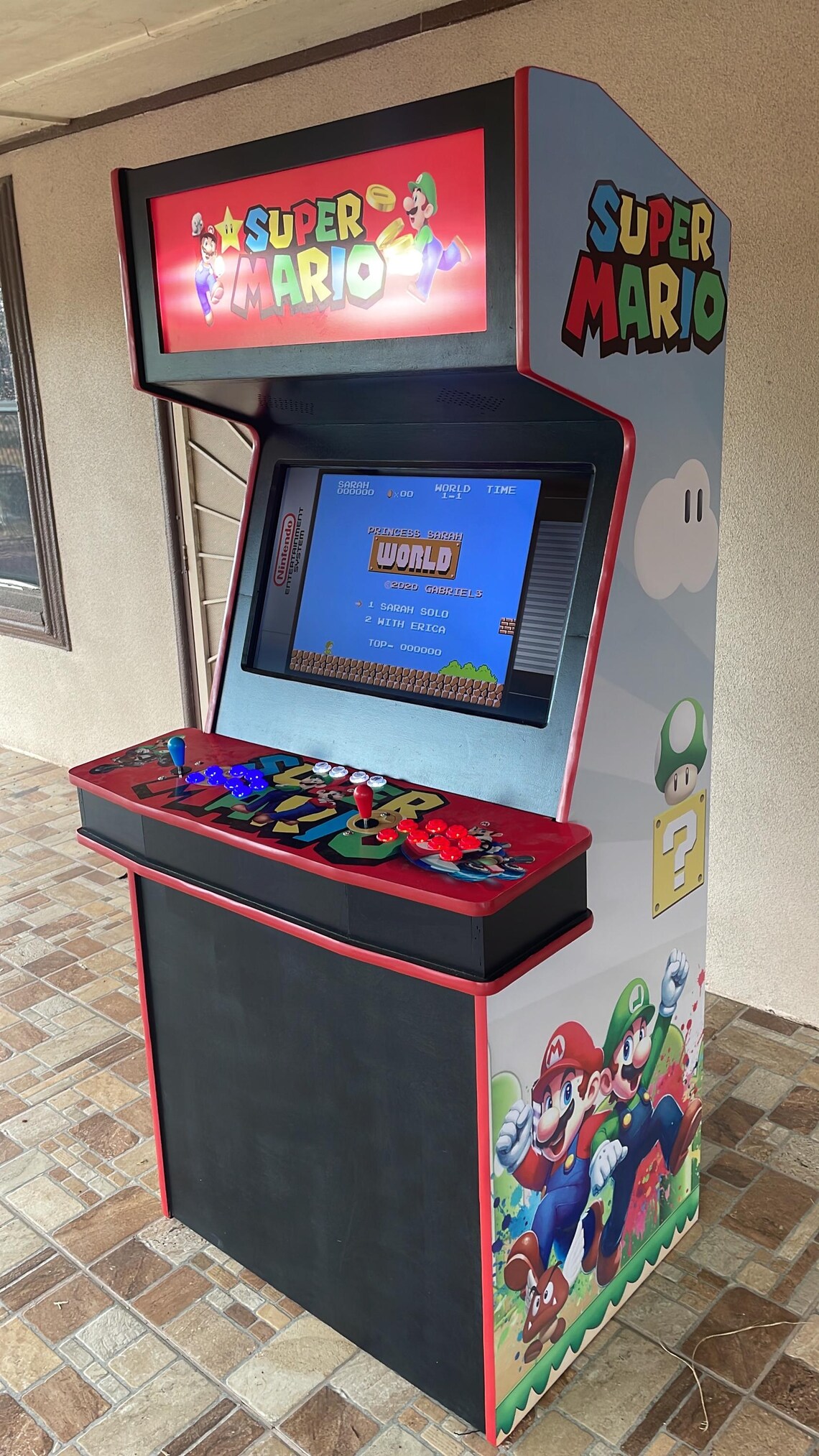 Full Size Arcade Machine Multicade Arcade Cabinet, 2 Palyer, 13,000 ...