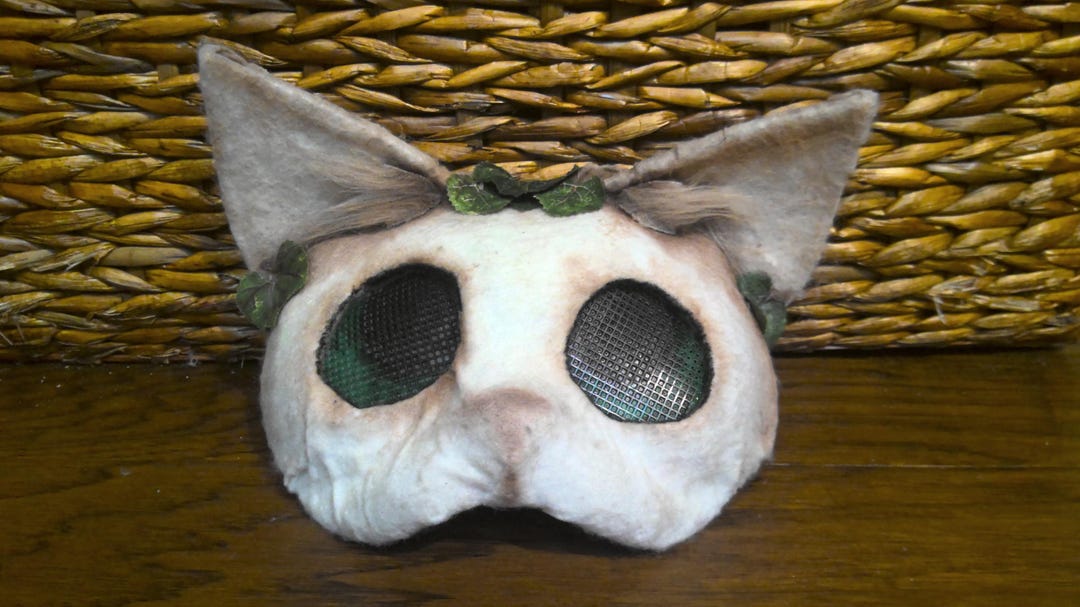 NEED GONE! Premade Forest Cat Therian Style Mask - Etsy