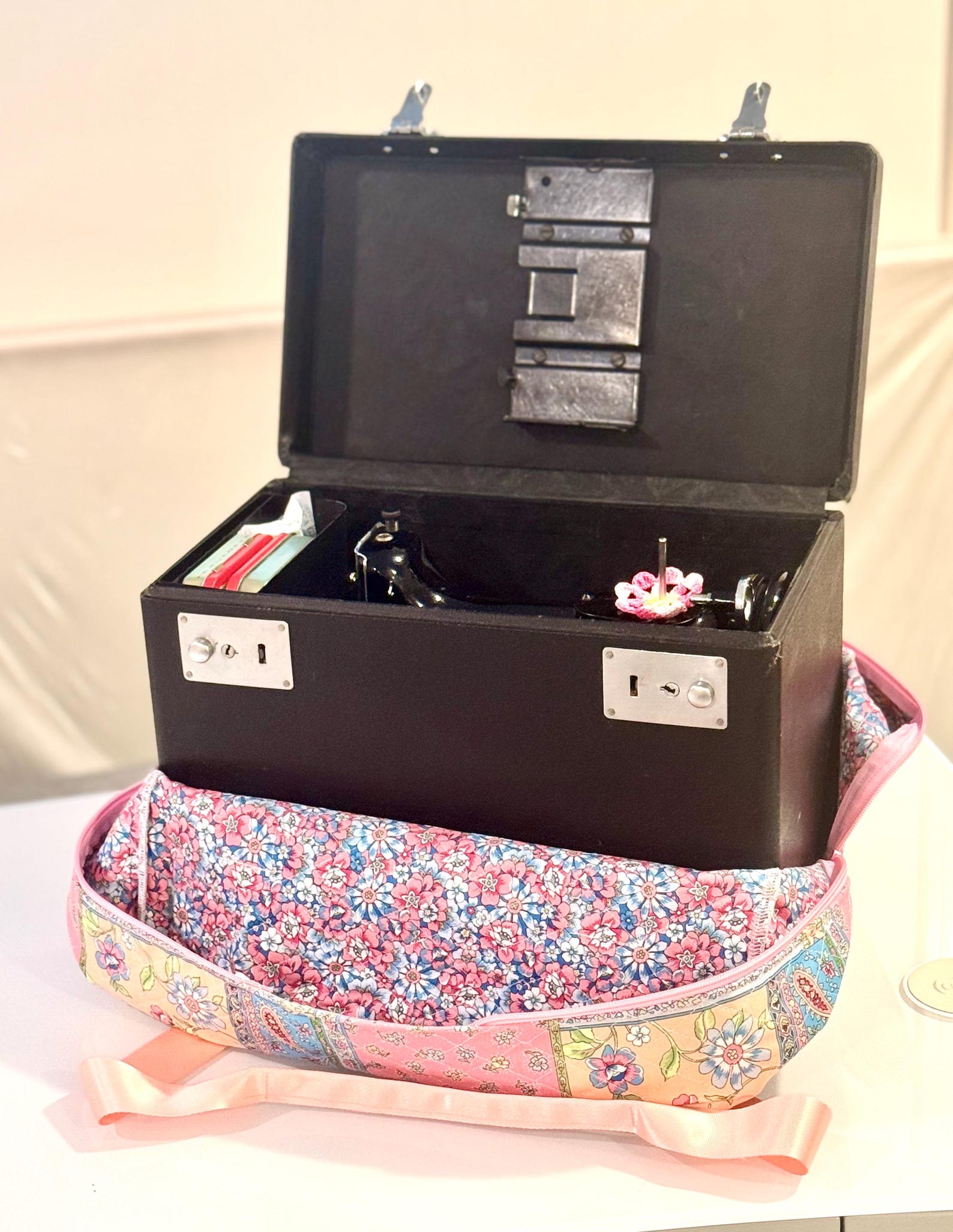 Singer Featherweight Sewing Machine Carrying Case/cover Zippered With ...