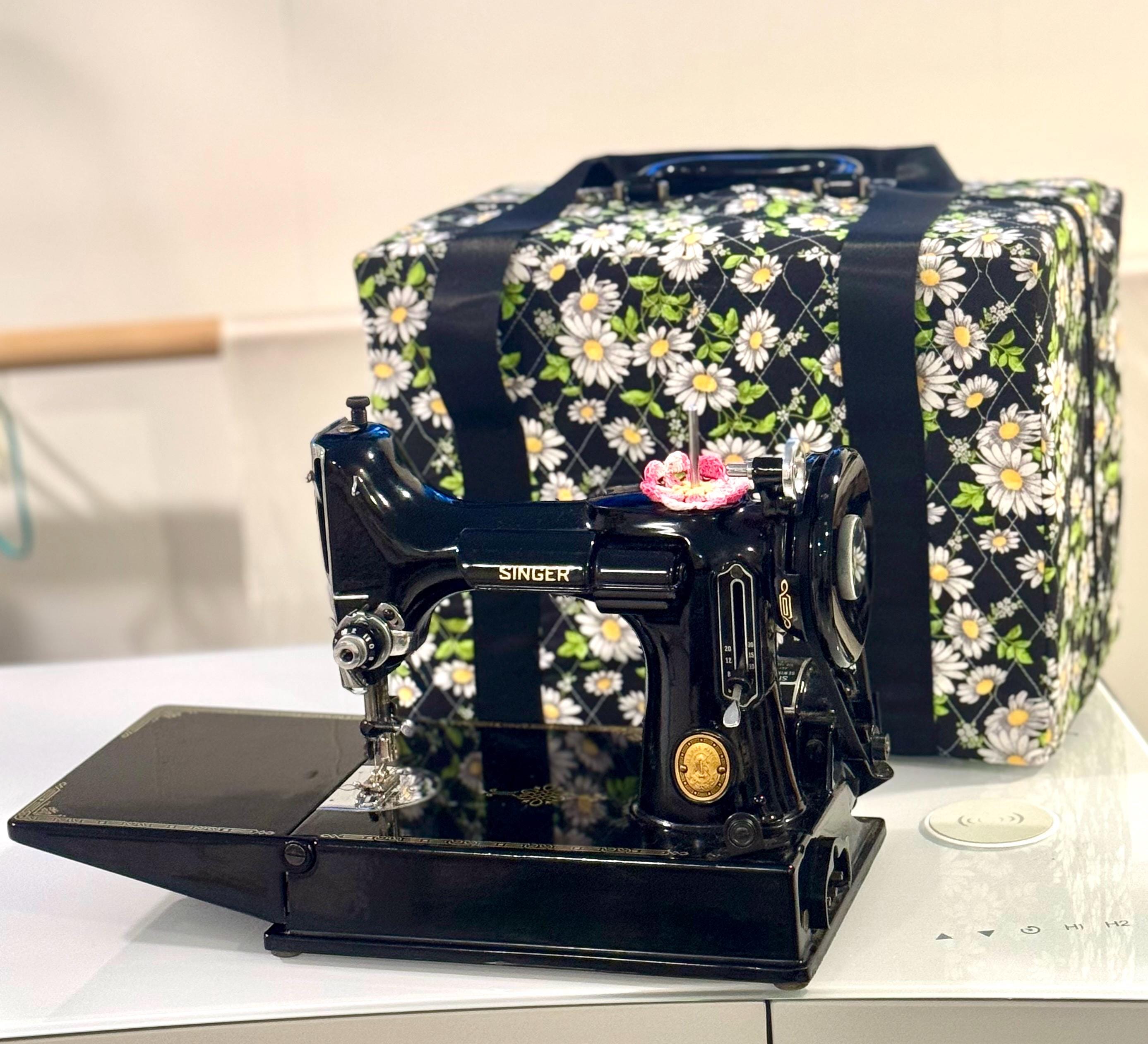 Singer Featherweight Sewing Machine Carrying Case/cover Zippered With ...