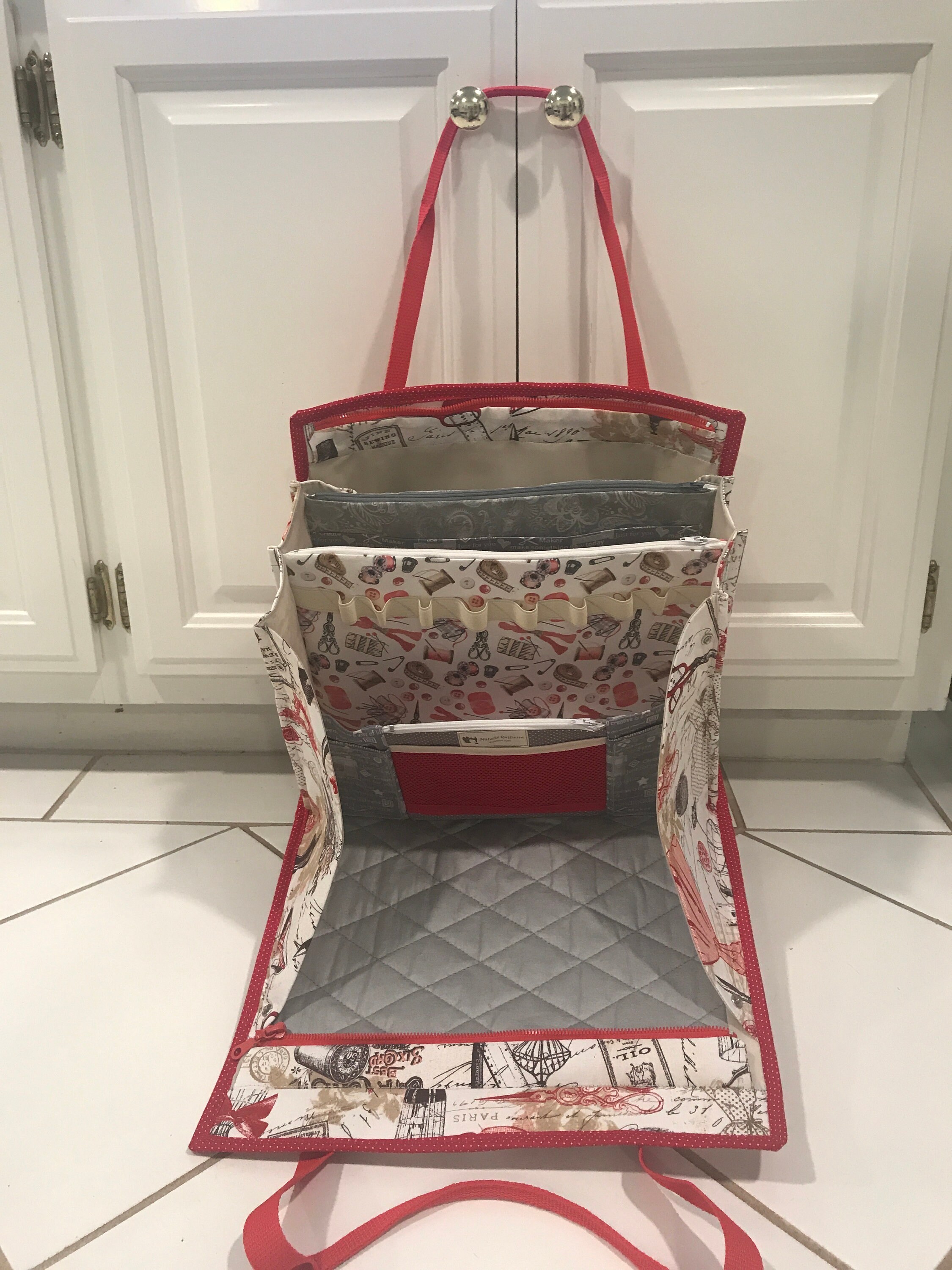 Ultimate Carry All Bag for Quilting, Sewing and Crafts, 18 Pockets ...