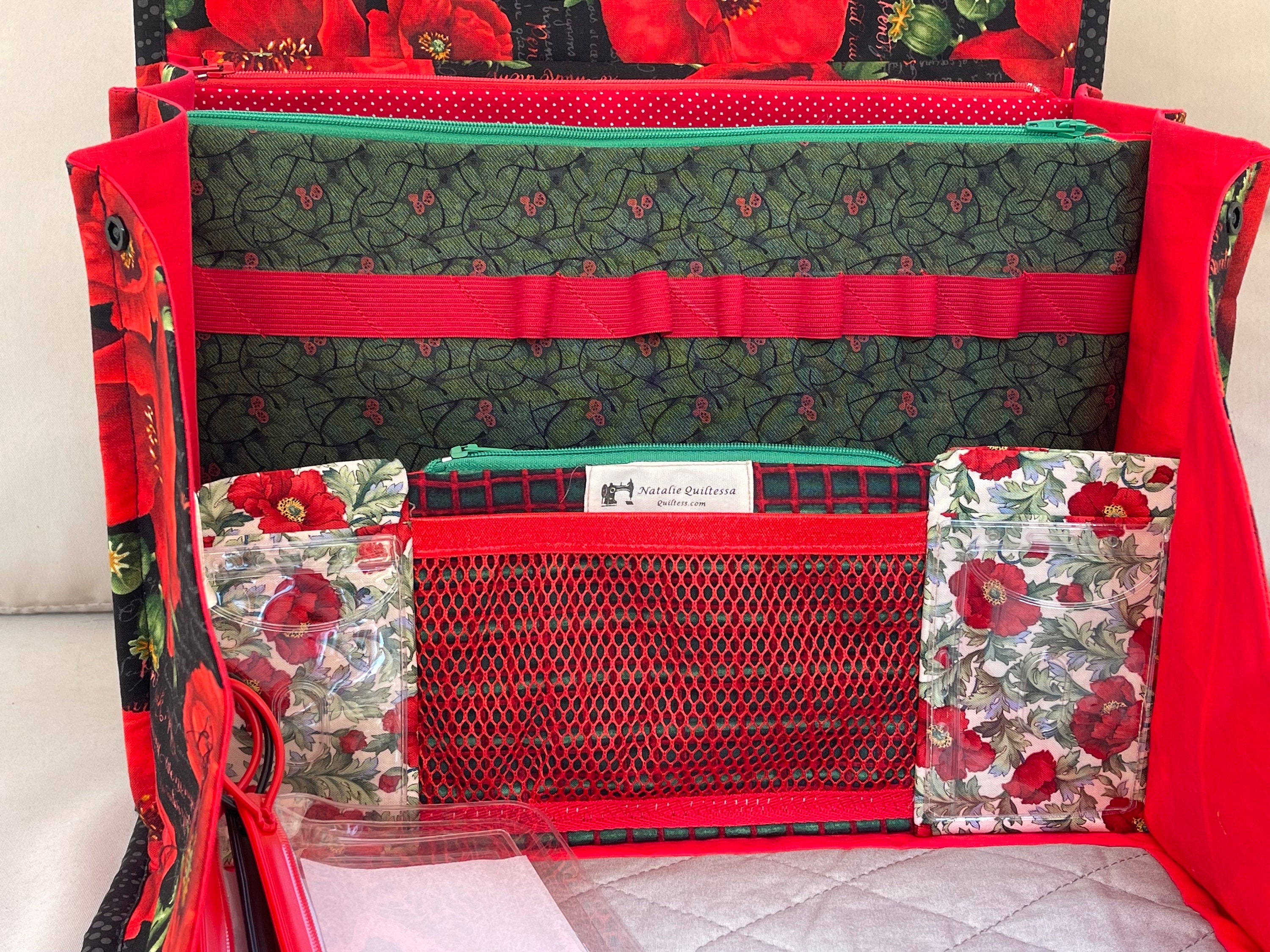 Ultimate Carry All Bag for Quilting, Sewing and Crafts, 18 Pockets ...