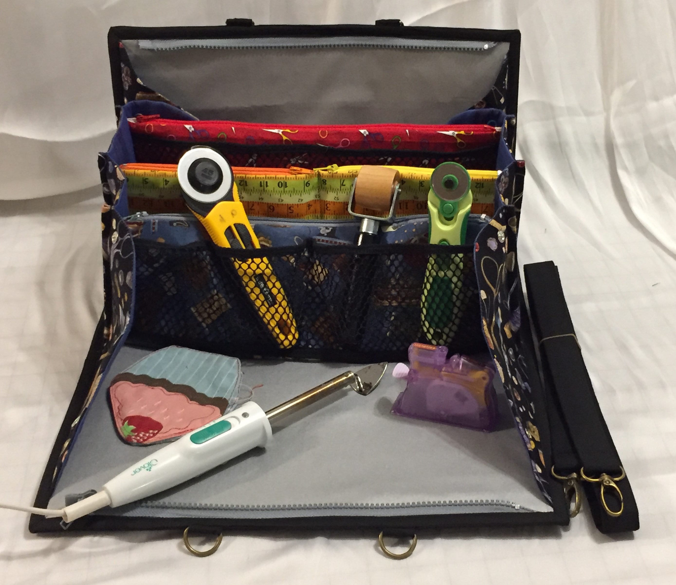PDF Tutorial for Quilters Organizer Bag, Quiltessanatalie Design, 3 ...